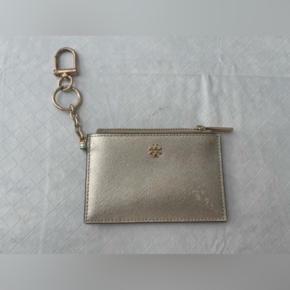 Tory Burch | Accessories | Tory Burch Gold Coin And Card Purse Holder ...